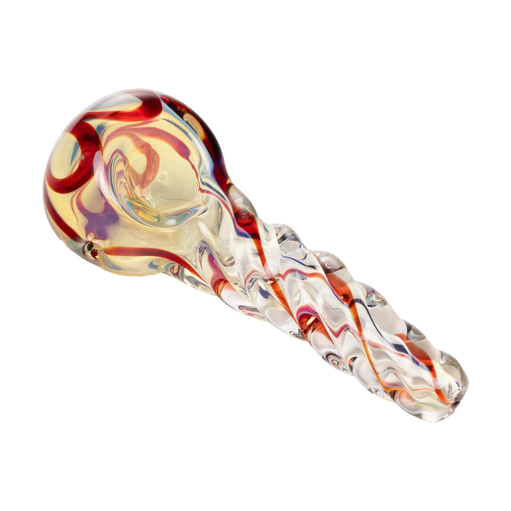 Twist Glass Spoon Pipe Model B - Kings Pipes