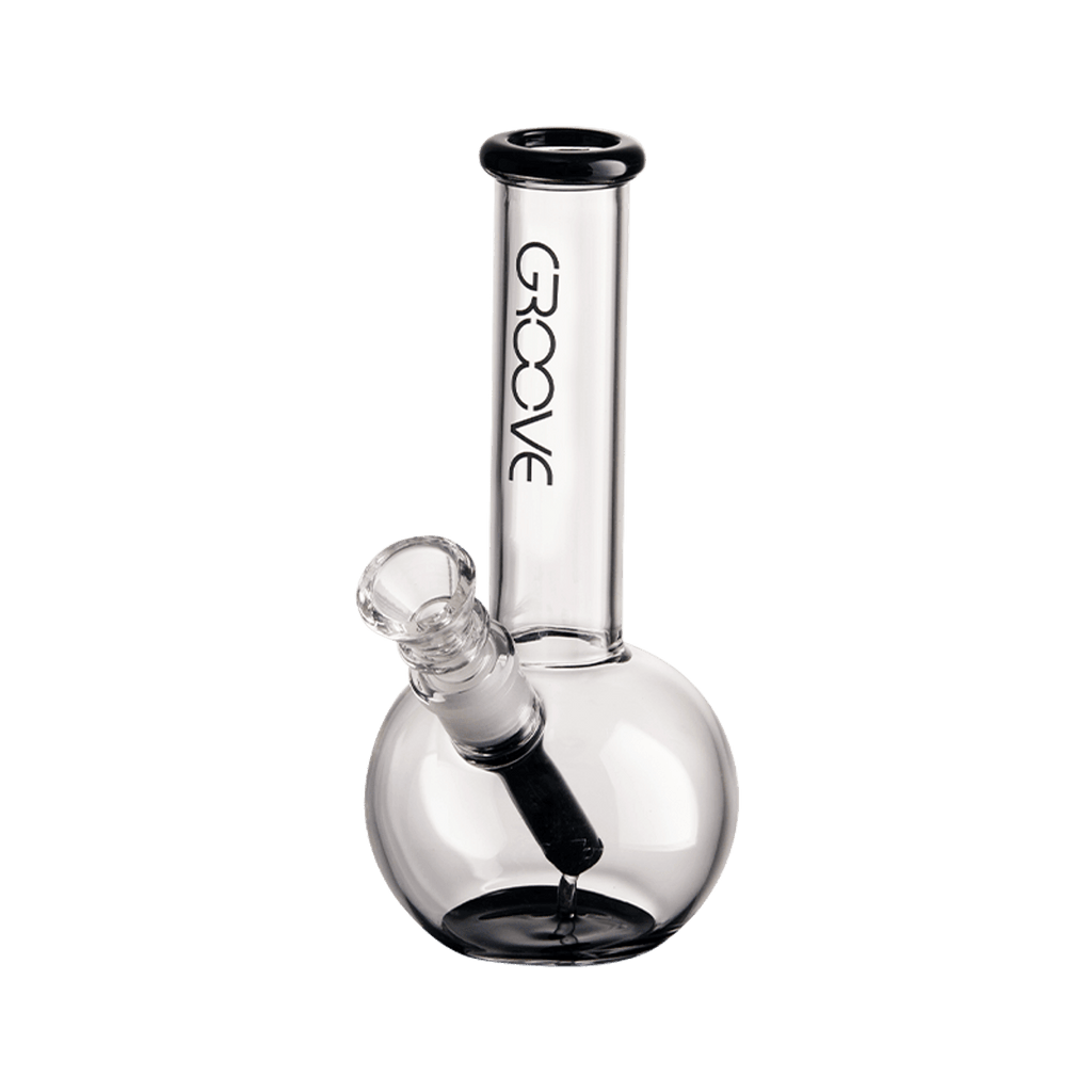 Groove Round Tube Water Pipe Bong 7" - Kings Pipes