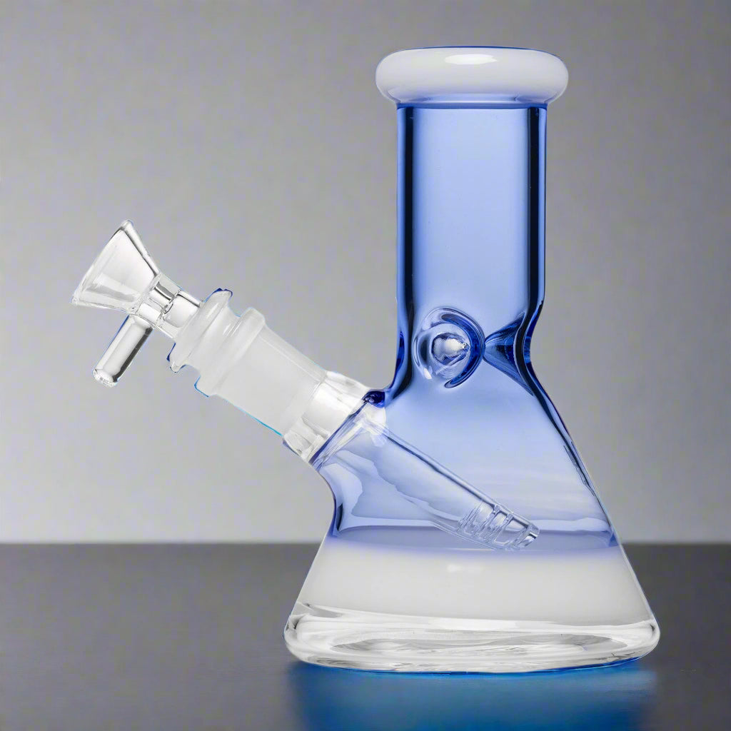Human Grade 6" Beaker Bong Water Pipe - Kings Pipes