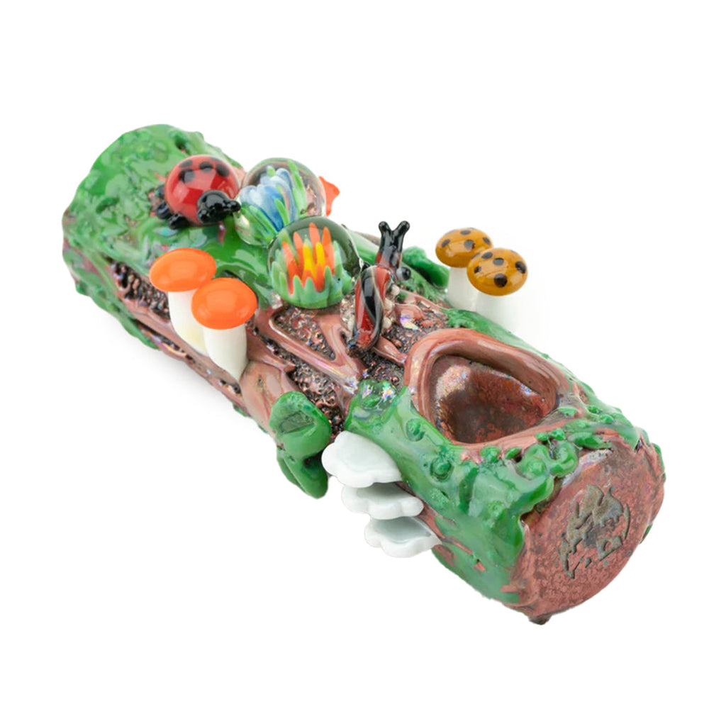 Empire Glass Works Mossy Log Dry Pipe - Kings Pipes