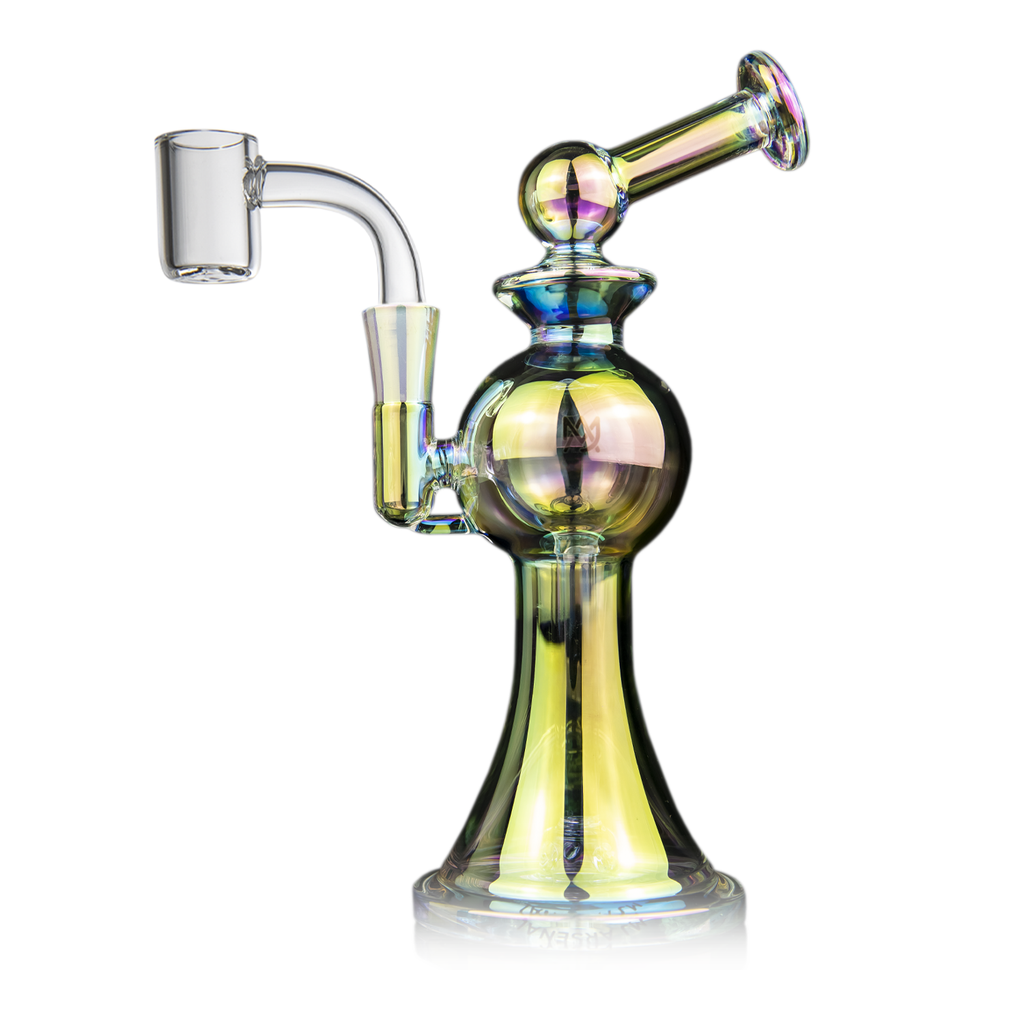 MJ Arsenal Apollo Mini Dab Oil Rig Iridescent - Kings Pipes