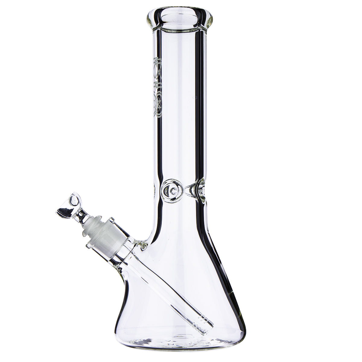 12" Bio Hazard Glass Beaker Bong - Kings Pipes