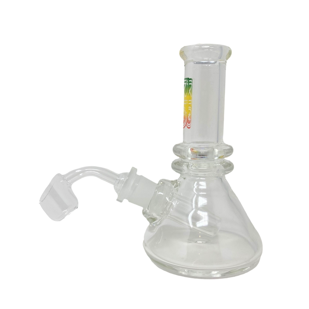 5.5" Bio Hazard Mini Beaker Dab Rig - Kings Pipes