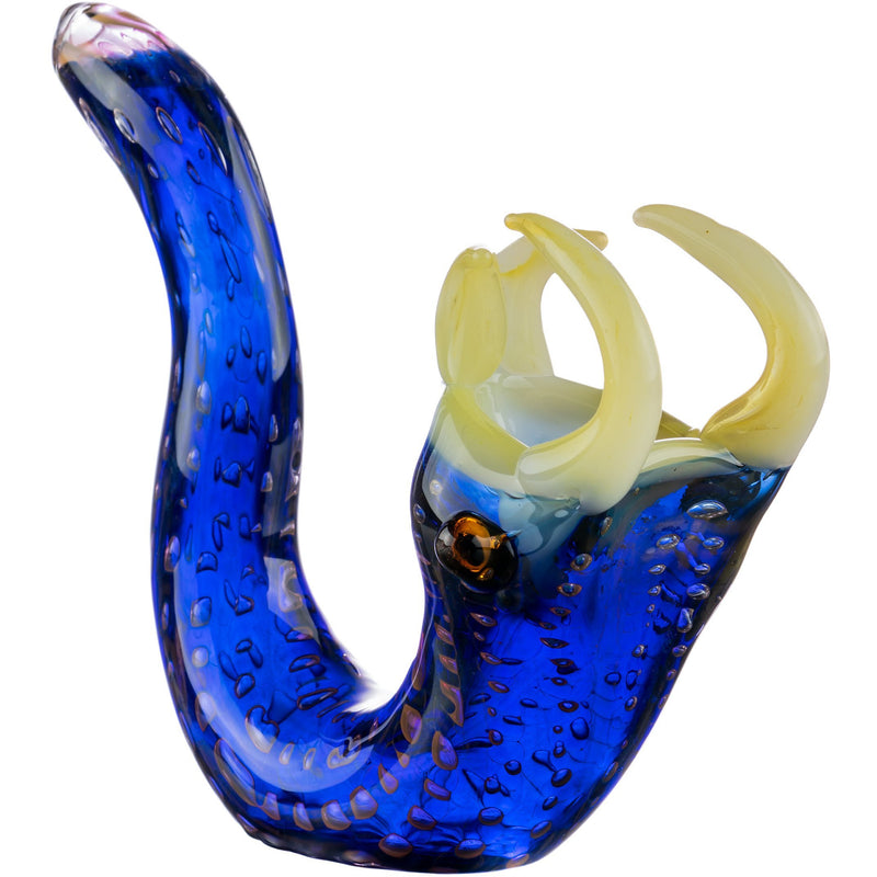 Viper Themed Sherlock Glass Pipe - Kings Pipes