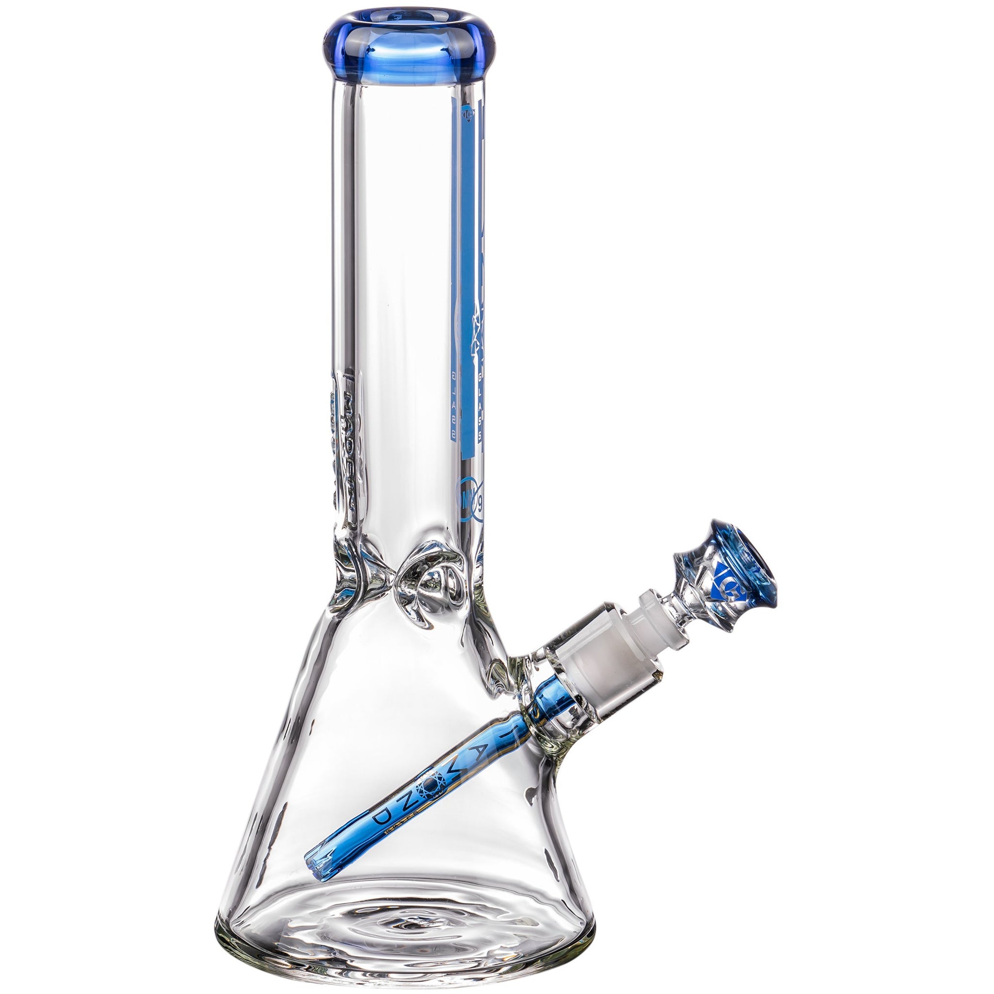 Diamond Glass 11" 9mm Thick Beaker Bong - Kings Pipes