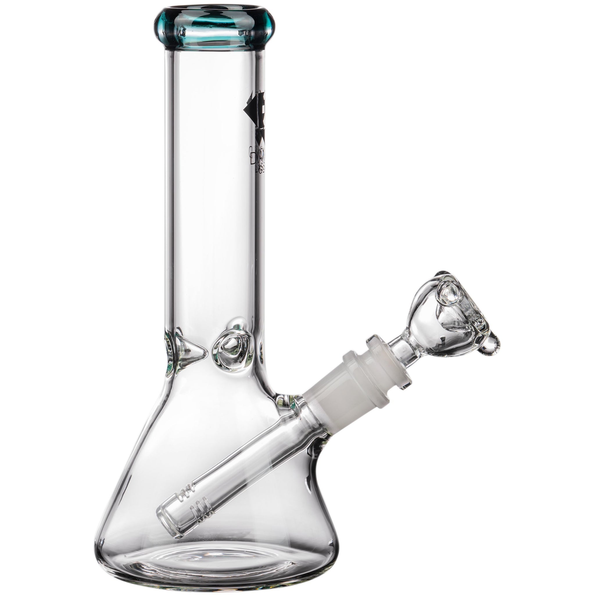 Diamond Glass 8" Basic Beaker Bong - Kings Pipes