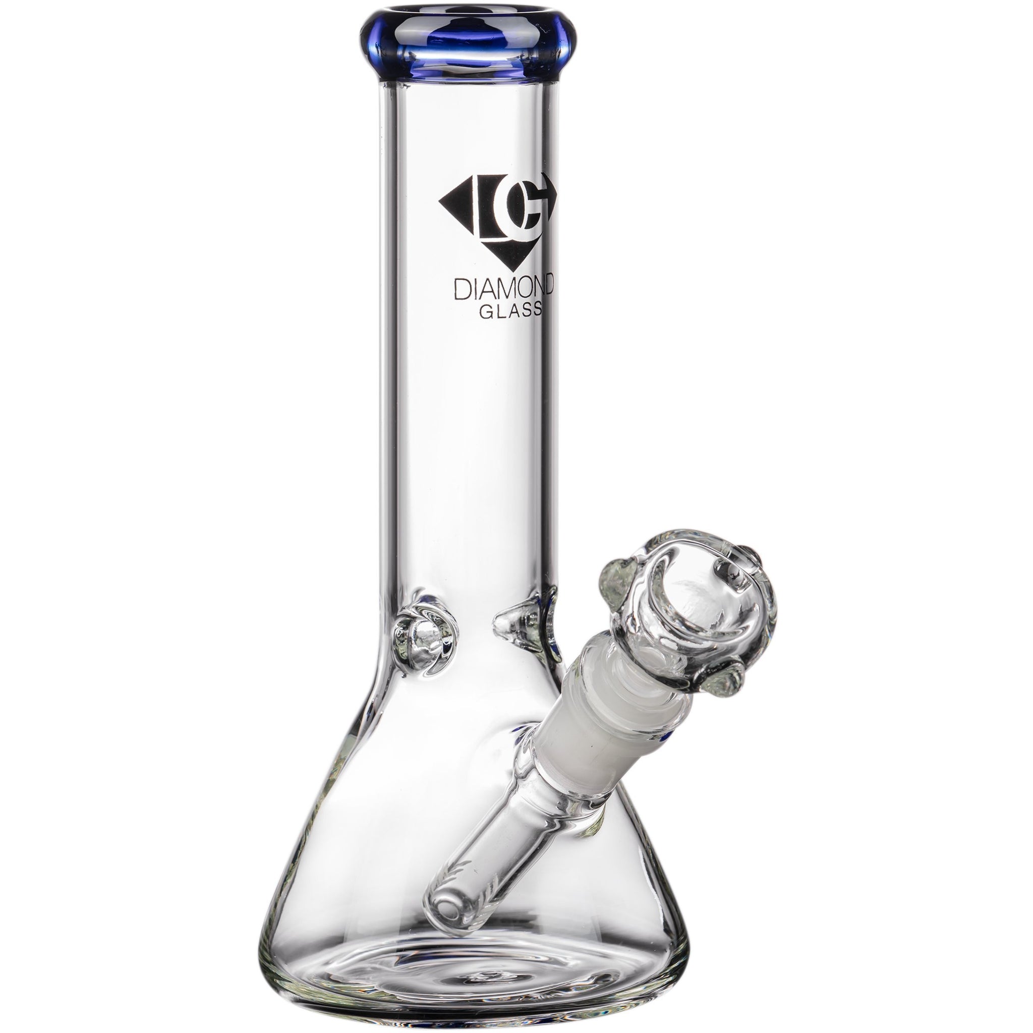 Diamond Glass 8" Basic Beaker Bong - Kings Pipes