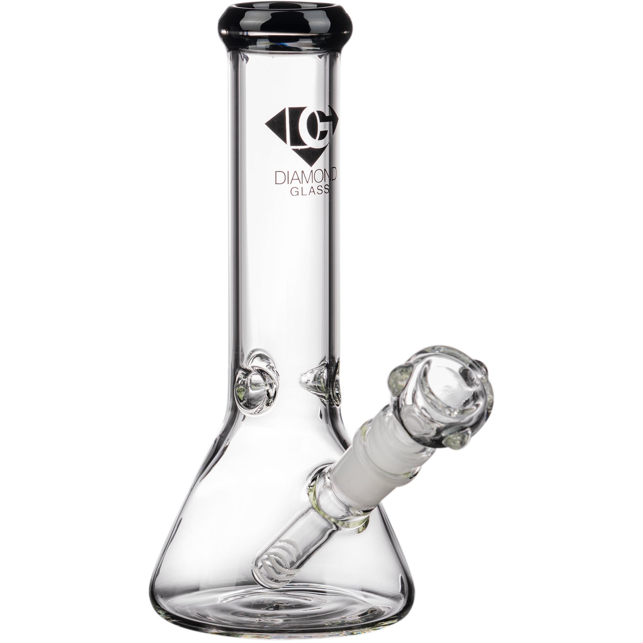 Diamond Glass 8" Basic Beaker Bong - Kings Pipes