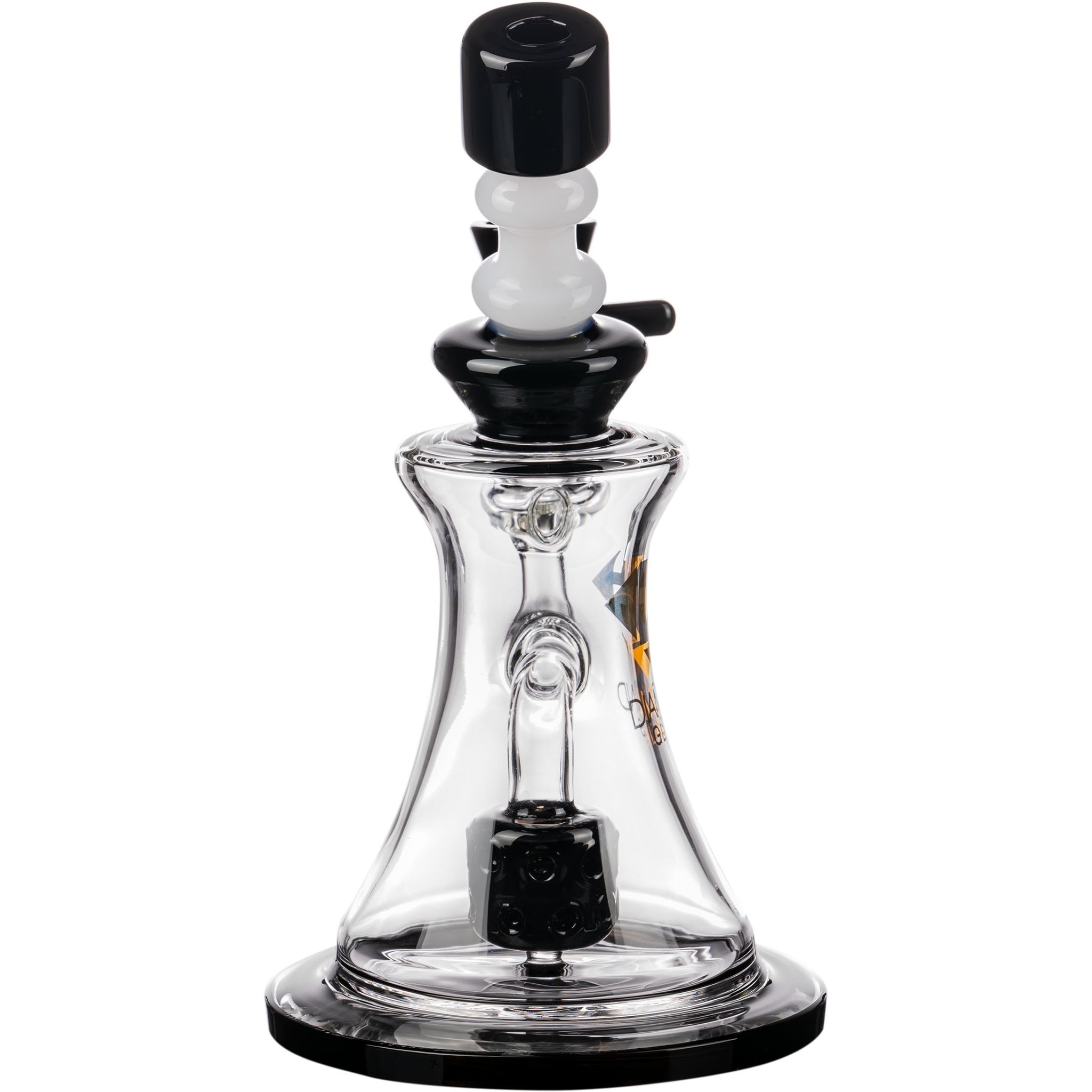 Diamond Glass Big Puck Dab Rig - Kings Pipes