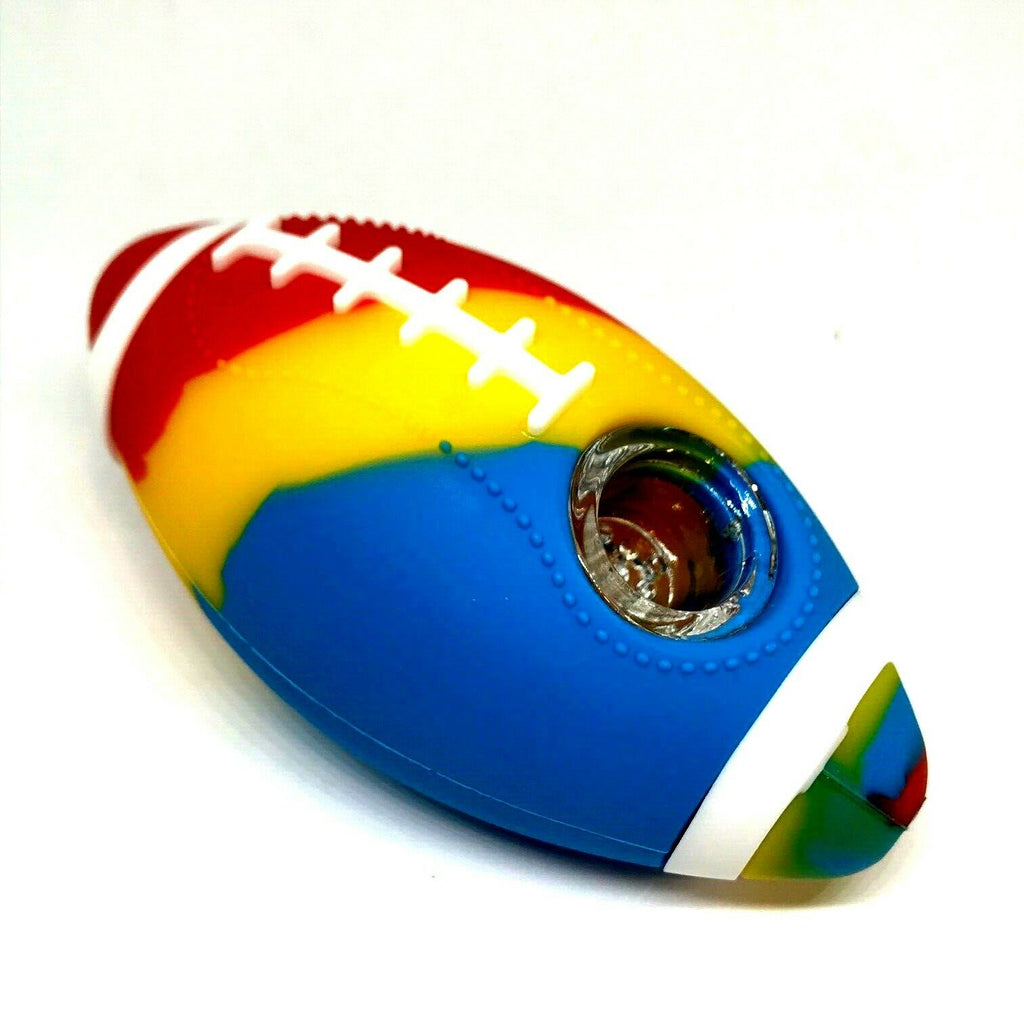 Football Silicone Pipe 4" - Kings Pipes