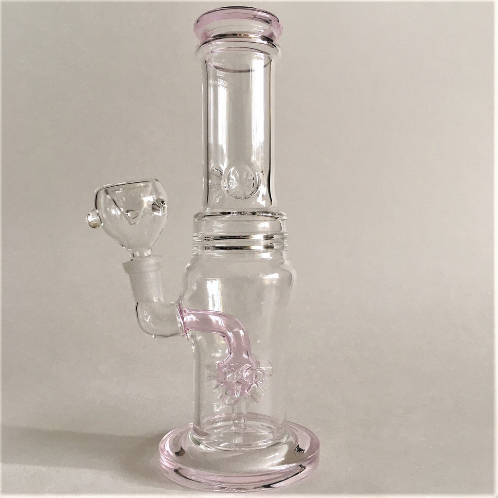 Pink Sprinkler Perc Bong - Kings Pipes
