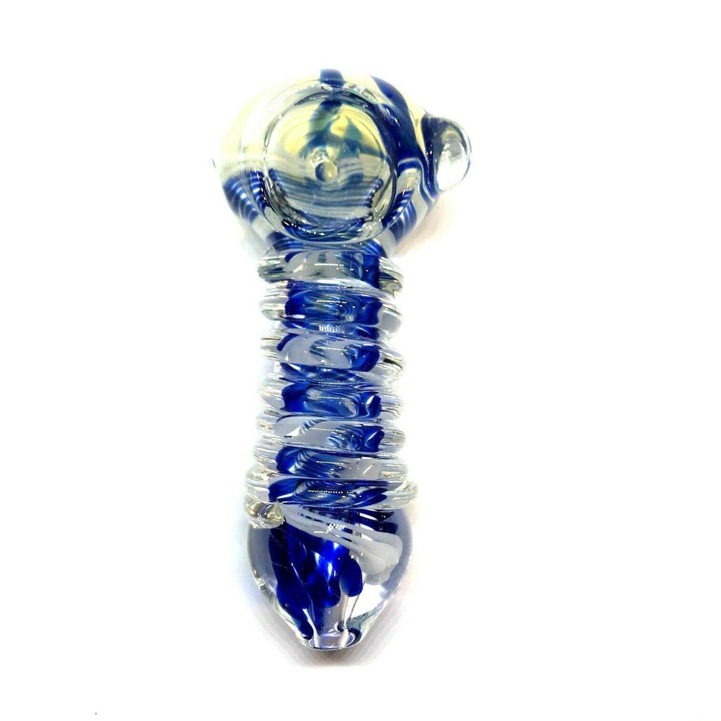 4" Coil Wrapped Glass Pipe - Kings Pipes