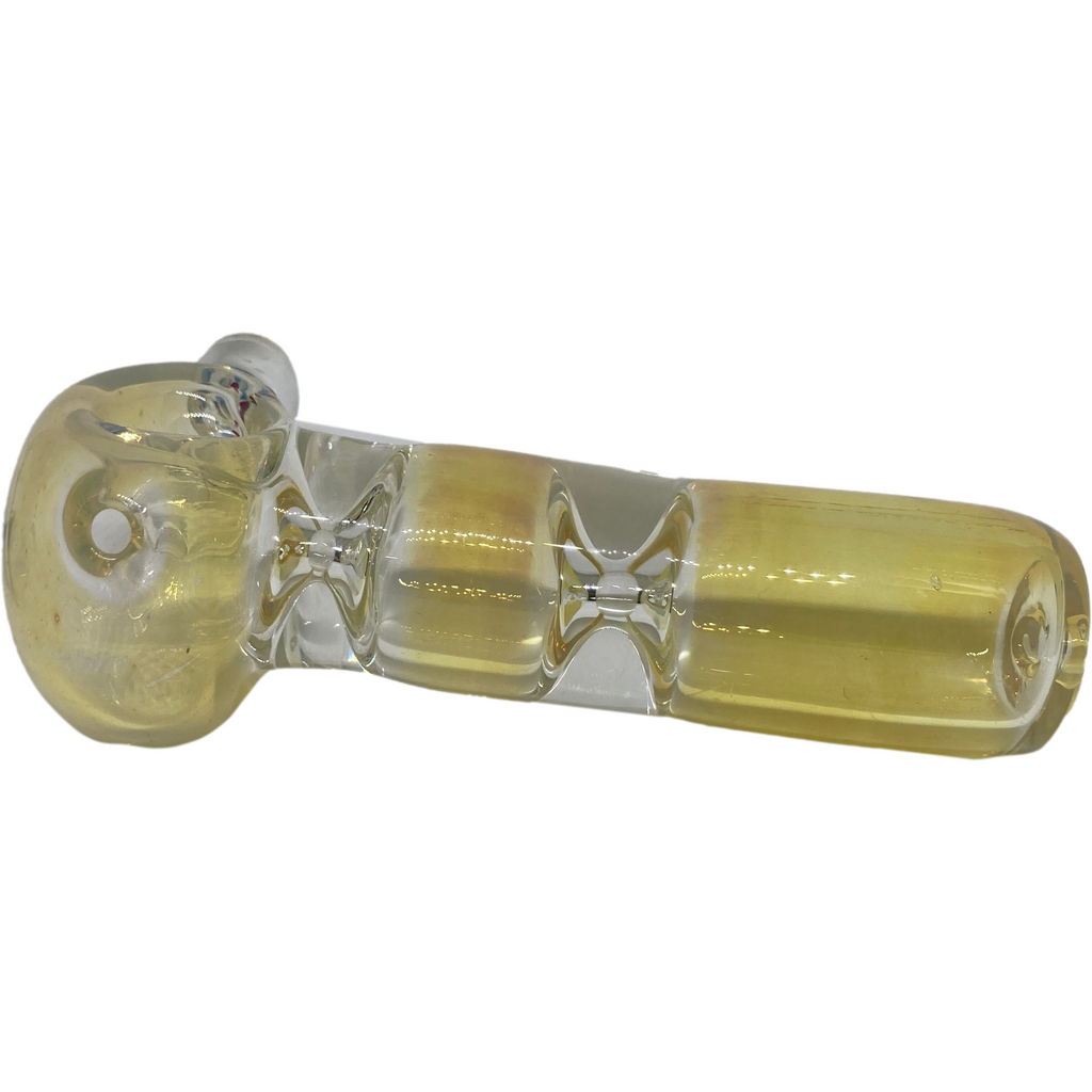 Heavy Duty Gold Glass Pipe 5" - Kings Pipes
