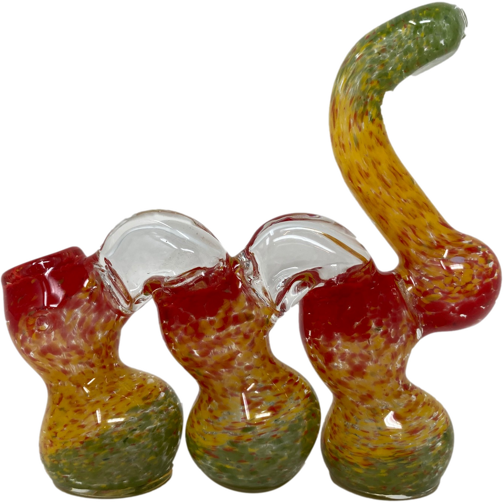 Triple Chamber Bubbler Straight - Kings Pipes