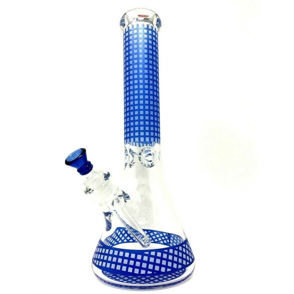 King Volcano Beaker Bong Glow in the Dark 14" - Kings Pipes