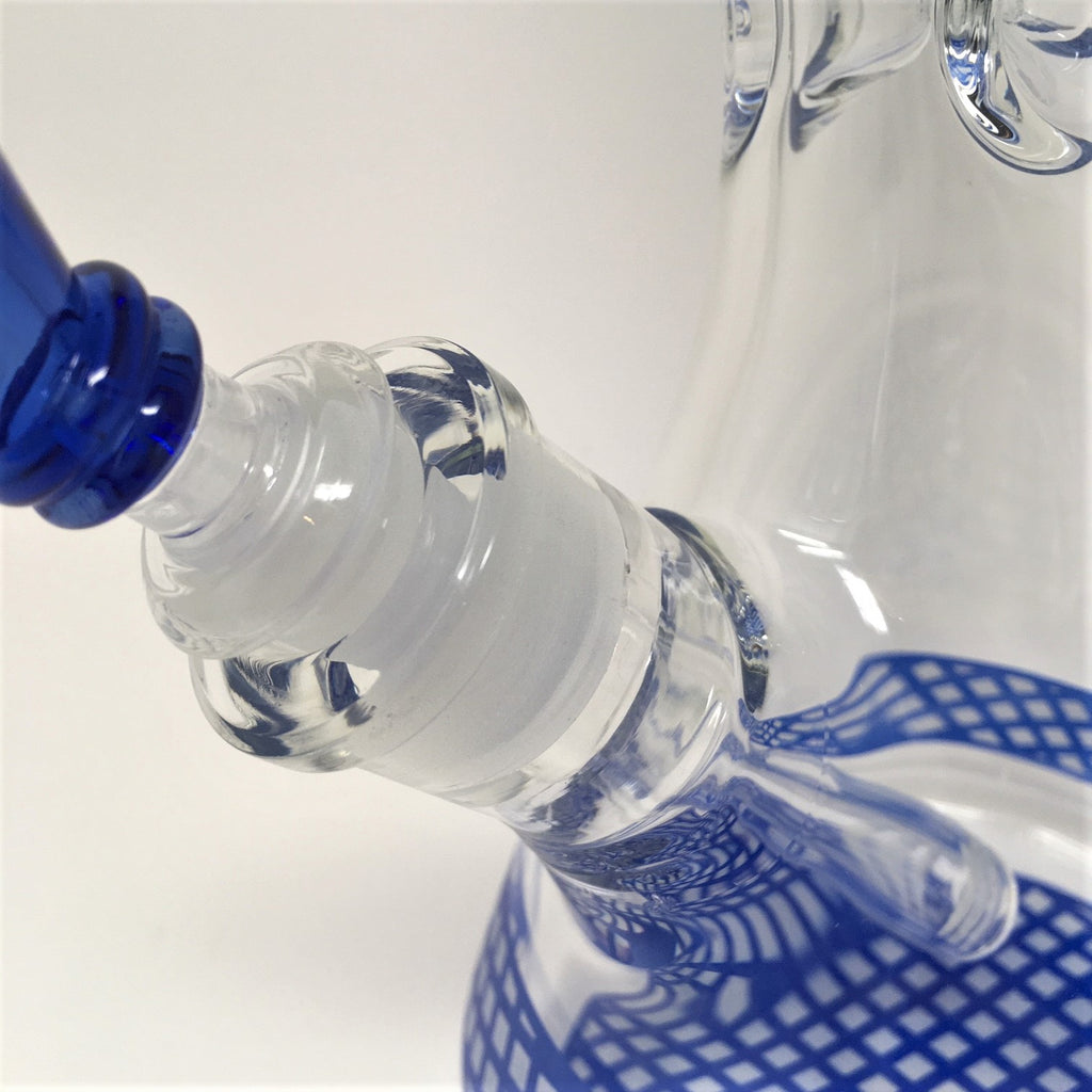 King Volcano Beaker Bong Glow in the Dark 14" - Kings Pipes