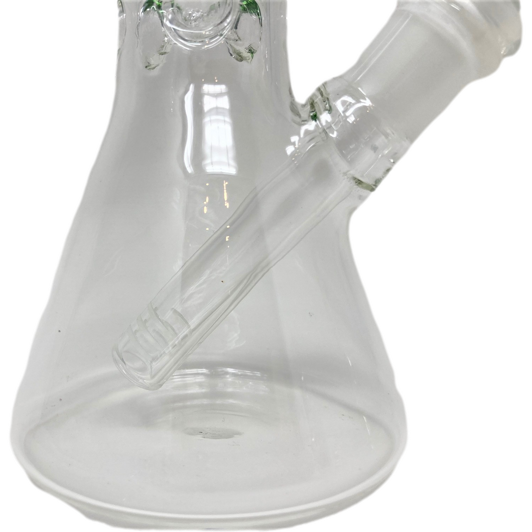 8" Glass Beaker Bong - Color Trim - Kings Pipes