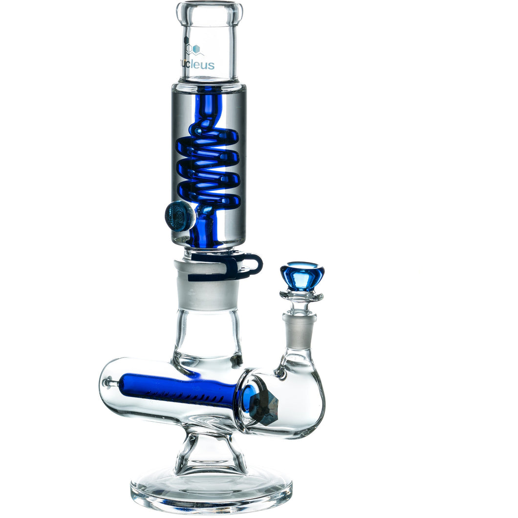 Nucleus Glycerin Coil Inline Perc Glass Bong - Kings Pipes