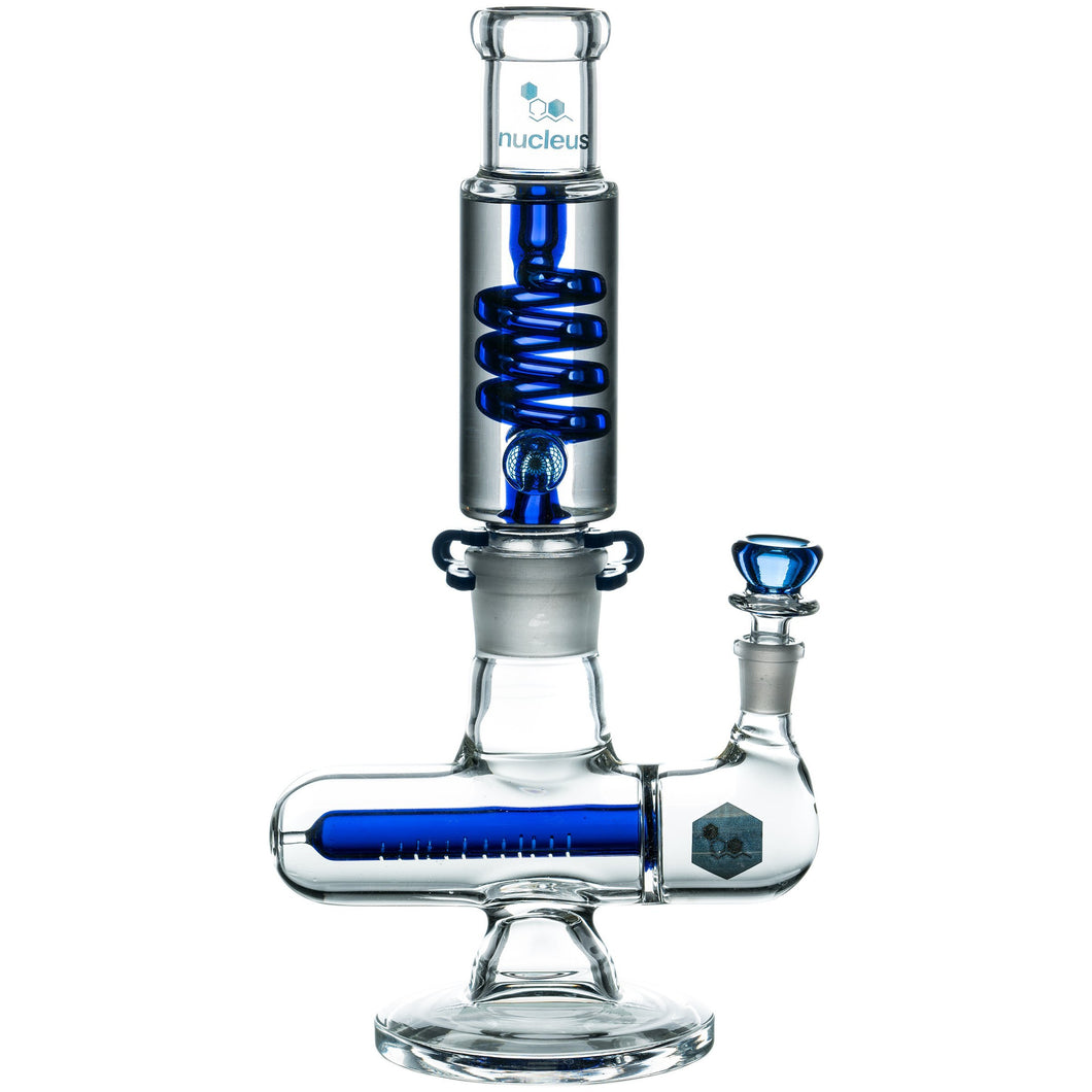 Nucleus Glycerin Coil Inline Perc Glass Bong - Kings Pipes