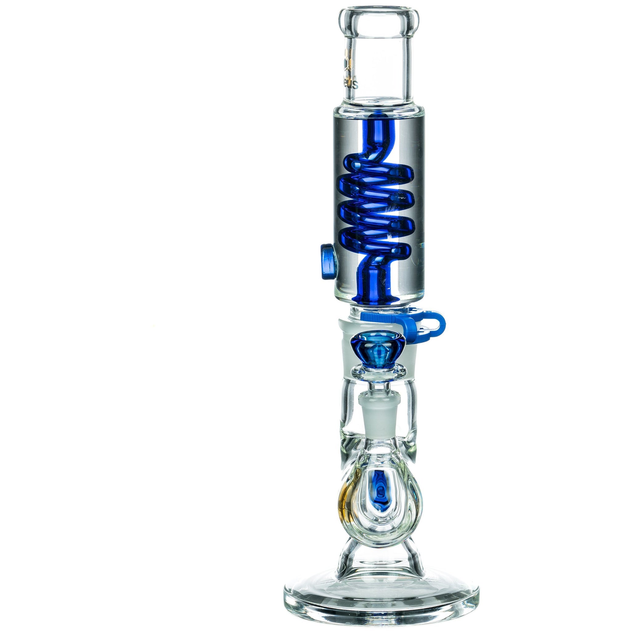 Nucleus Glycerin Coil Inline Perc Glass Bong - Kings Pipes