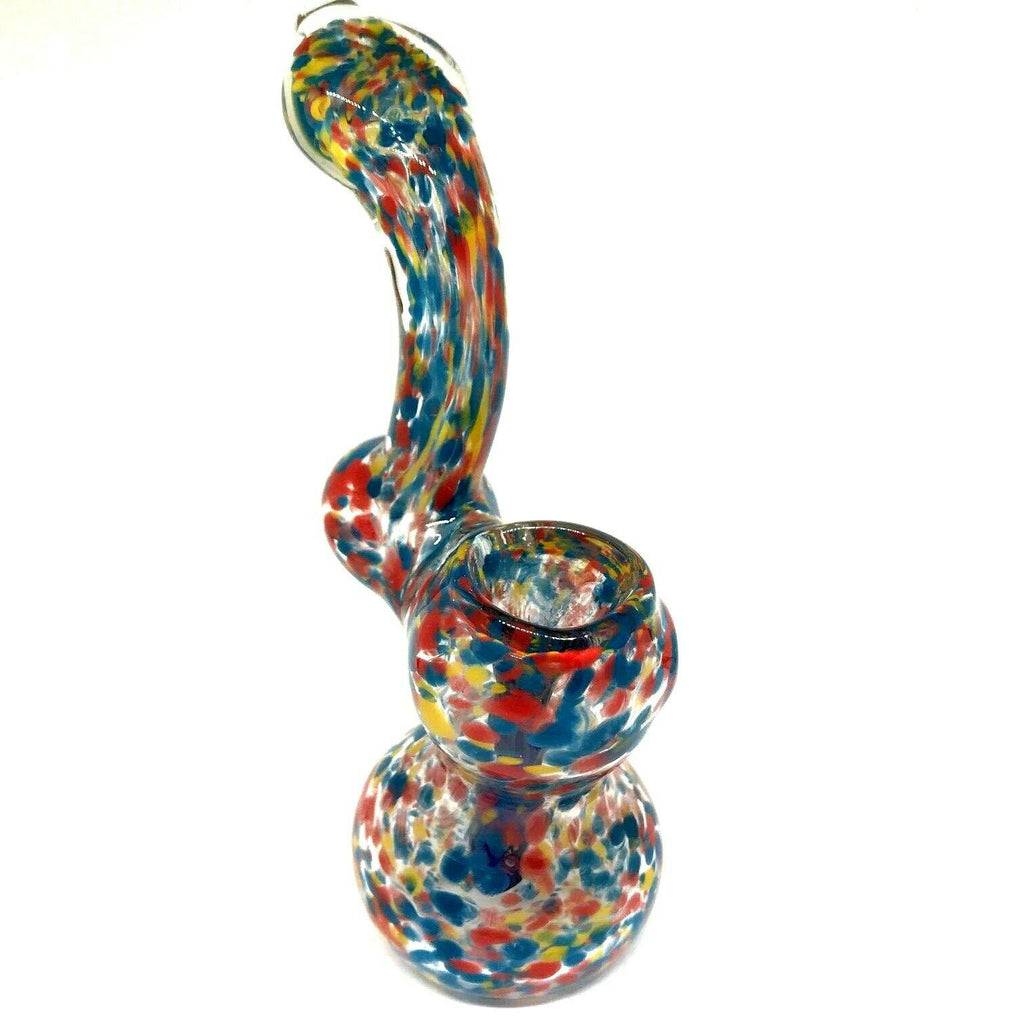 5" Classic Confetti Bubbler - Rainbow - Kings Pipes