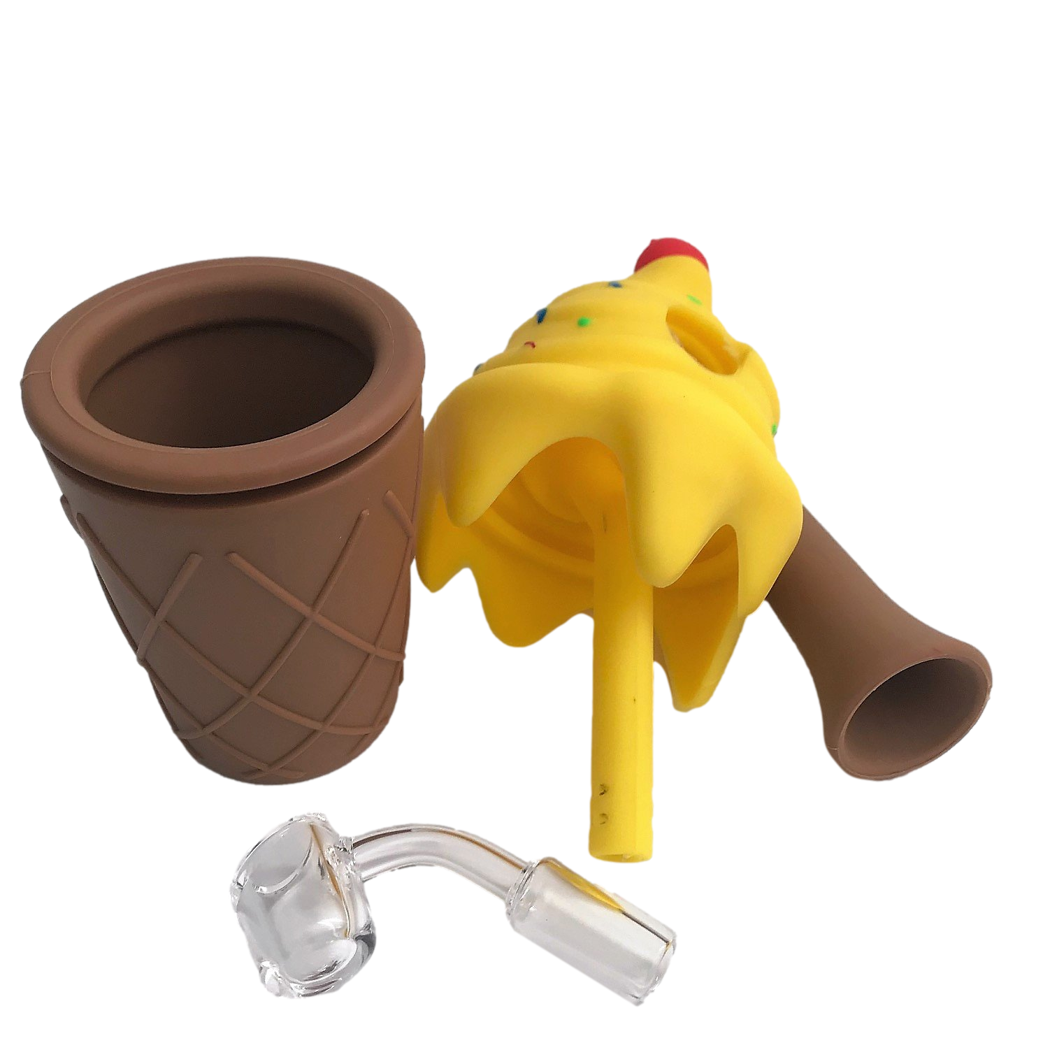 Ice Cream Sundae Silicone Dab Rig - Kings Pipes