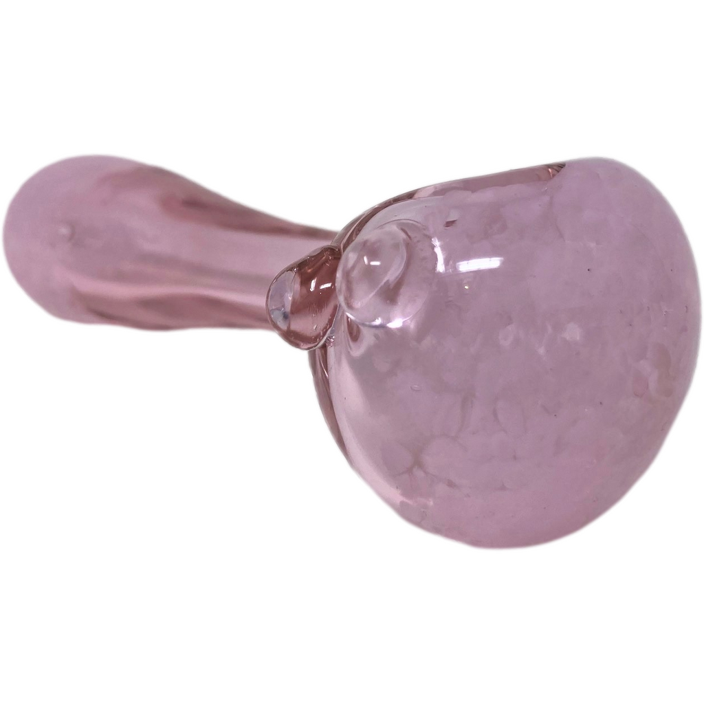 Pink Fumed Glass Pipe 4" - Kings Pipes