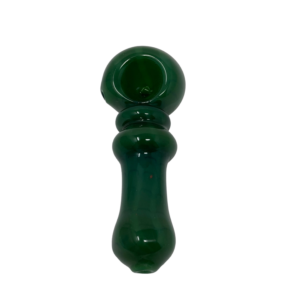 Emerald Green Glass Pipe 4.5" - Kings Pipes